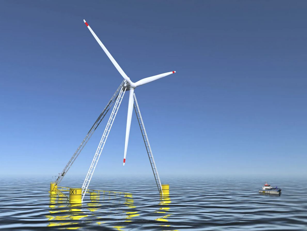 La plate-forme flottante éolienne offshore PivotBuoy sera installée en ...