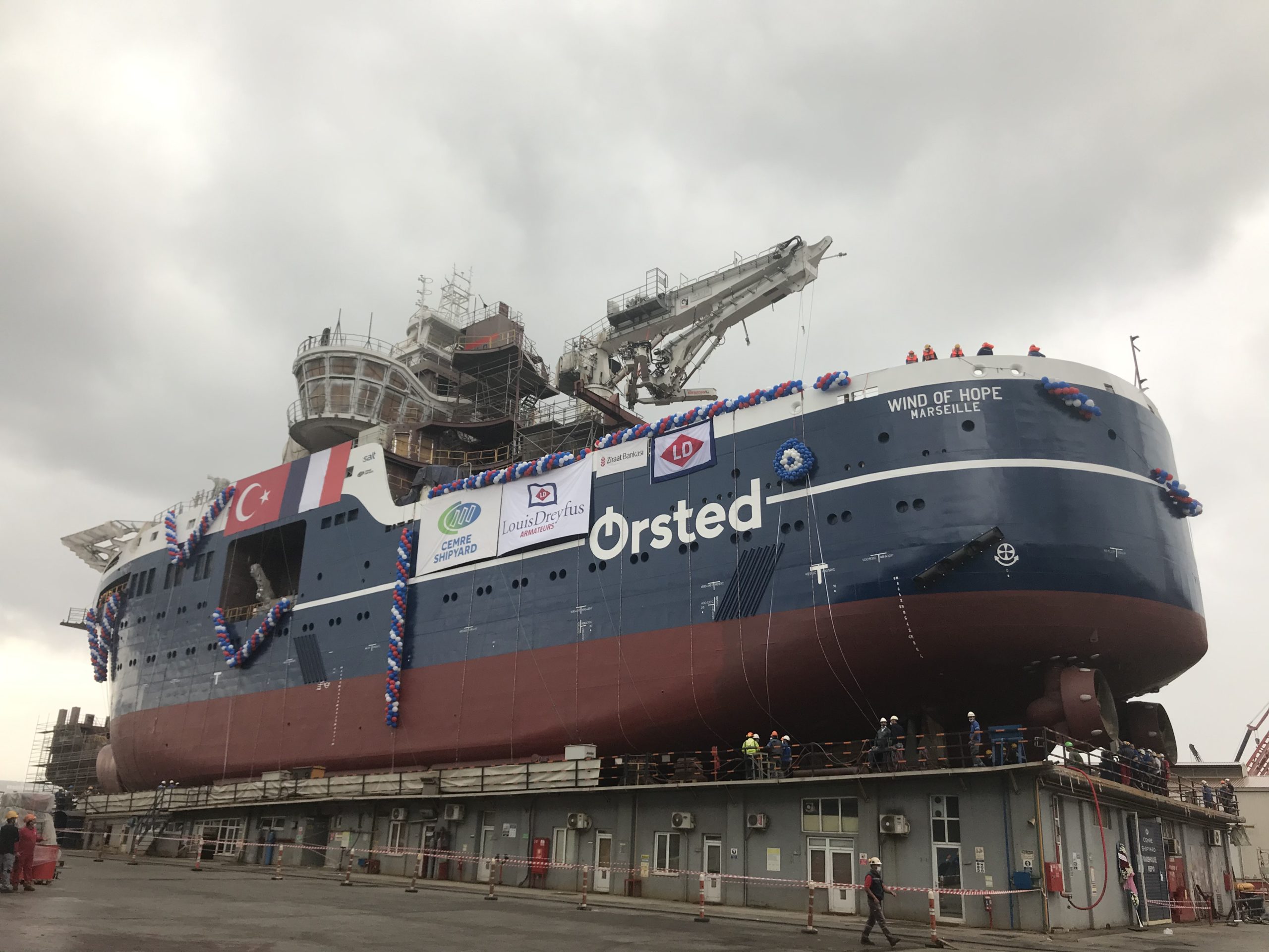LDA et Ørsted mettent à l’eau le Wind of Hope | Énergies de la Mer