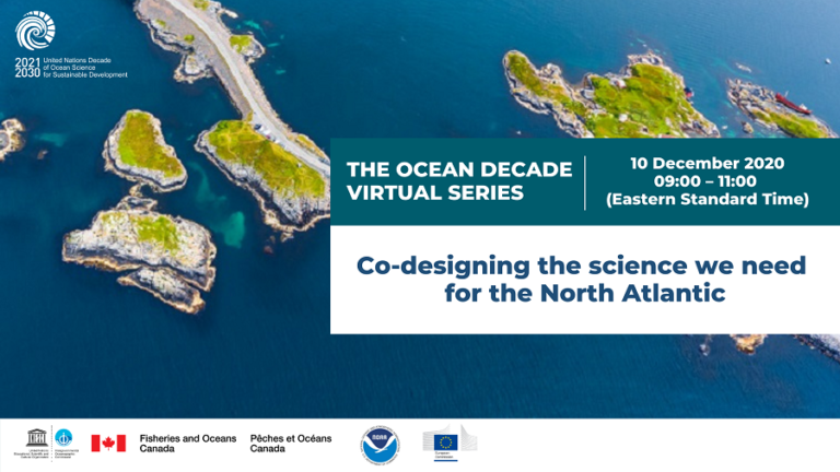 Ocean Decade Virtual Series: Co-designing the science we need for the ...