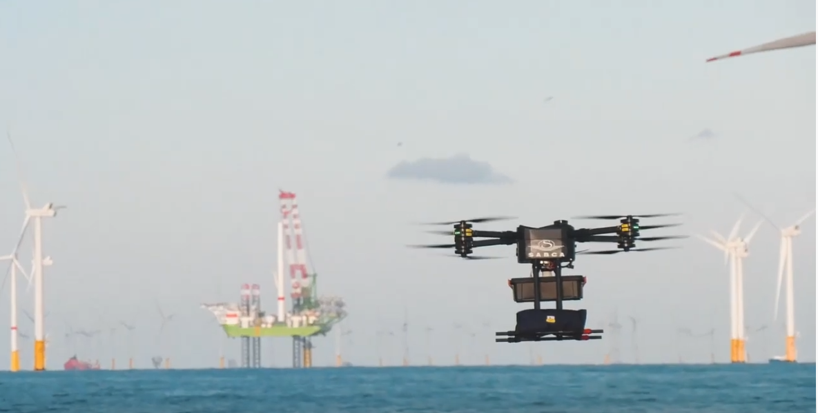 DEME Offshore et Sabca ont testé des drones dans le parc en mer de ...
