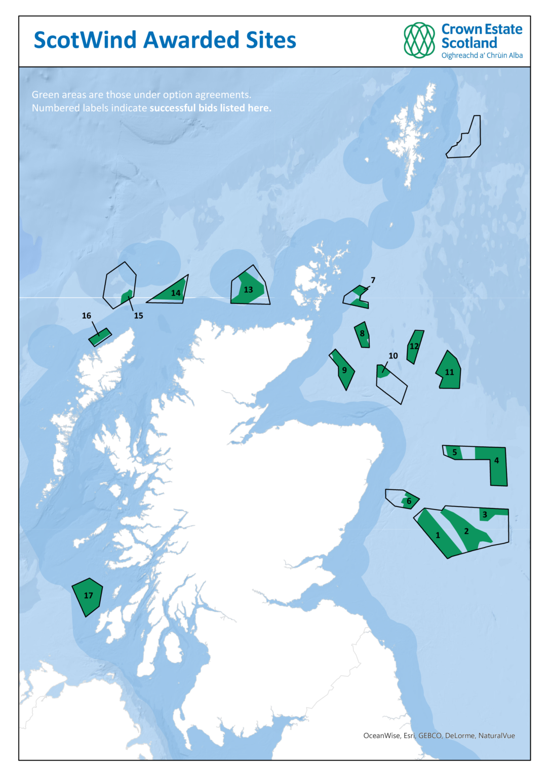 ScotWind : La liste complète des lauréats de l’appel d’offres lancé par ...