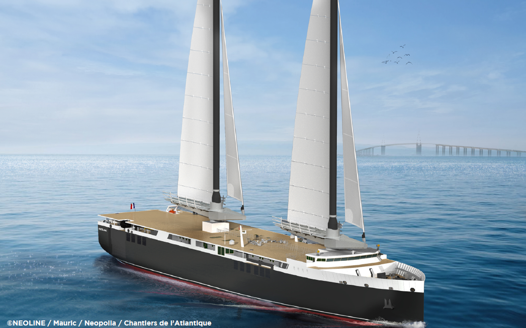 La voile Solid Sail des Chantiers de l’Atlantique va équiper le futur ...