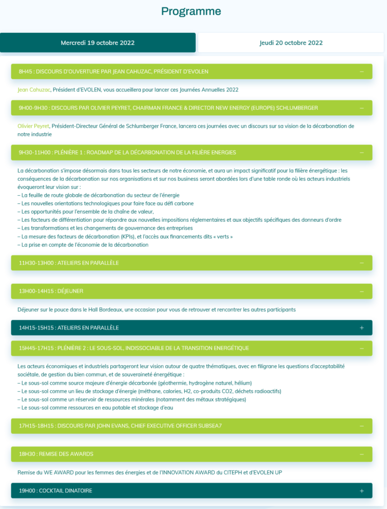 Evolen Days | Énergies de la Mer